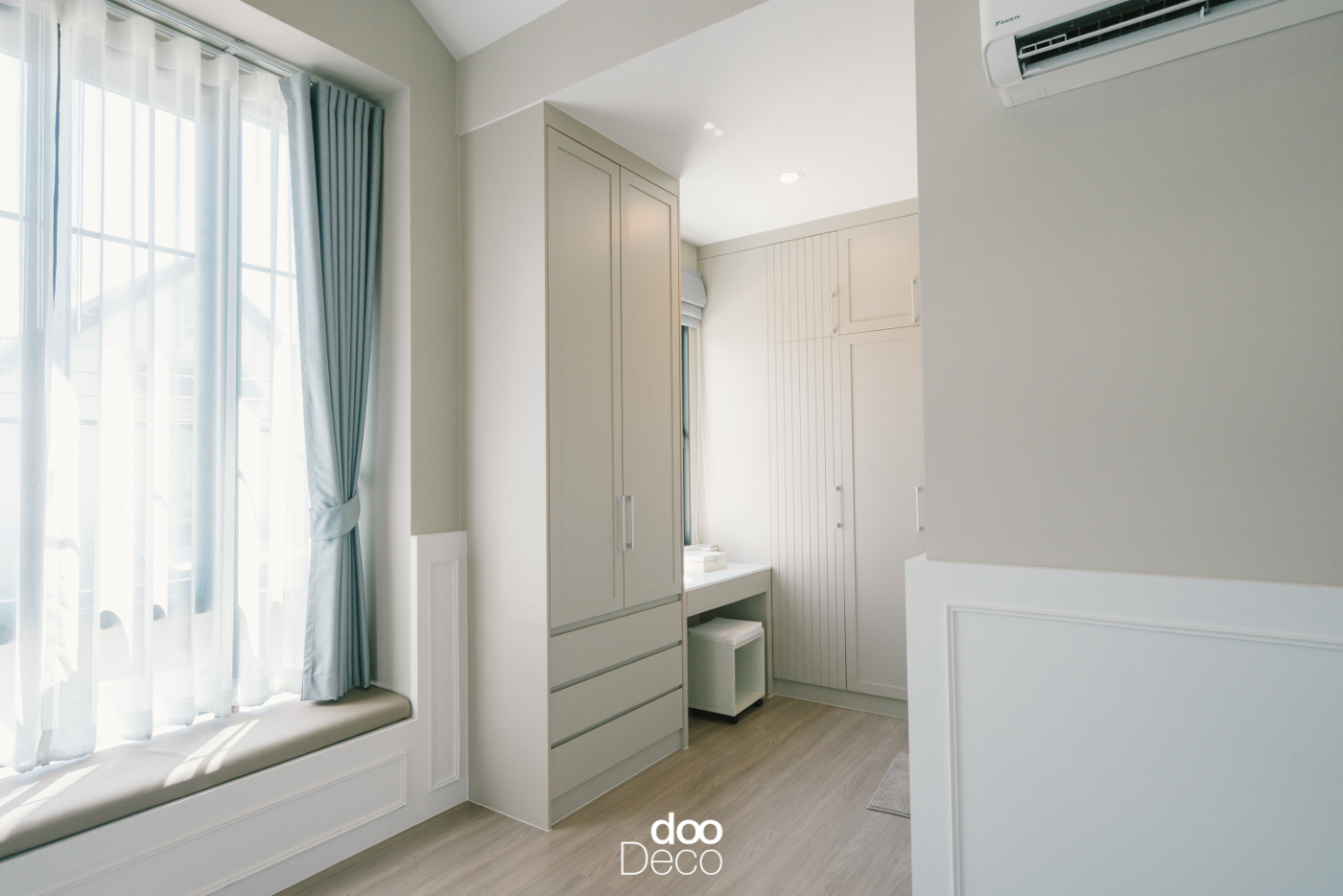 ผลงานออกแบบตกแต่ง หมู่บ้านสราญสิริ รามคำแหง | dooDeco